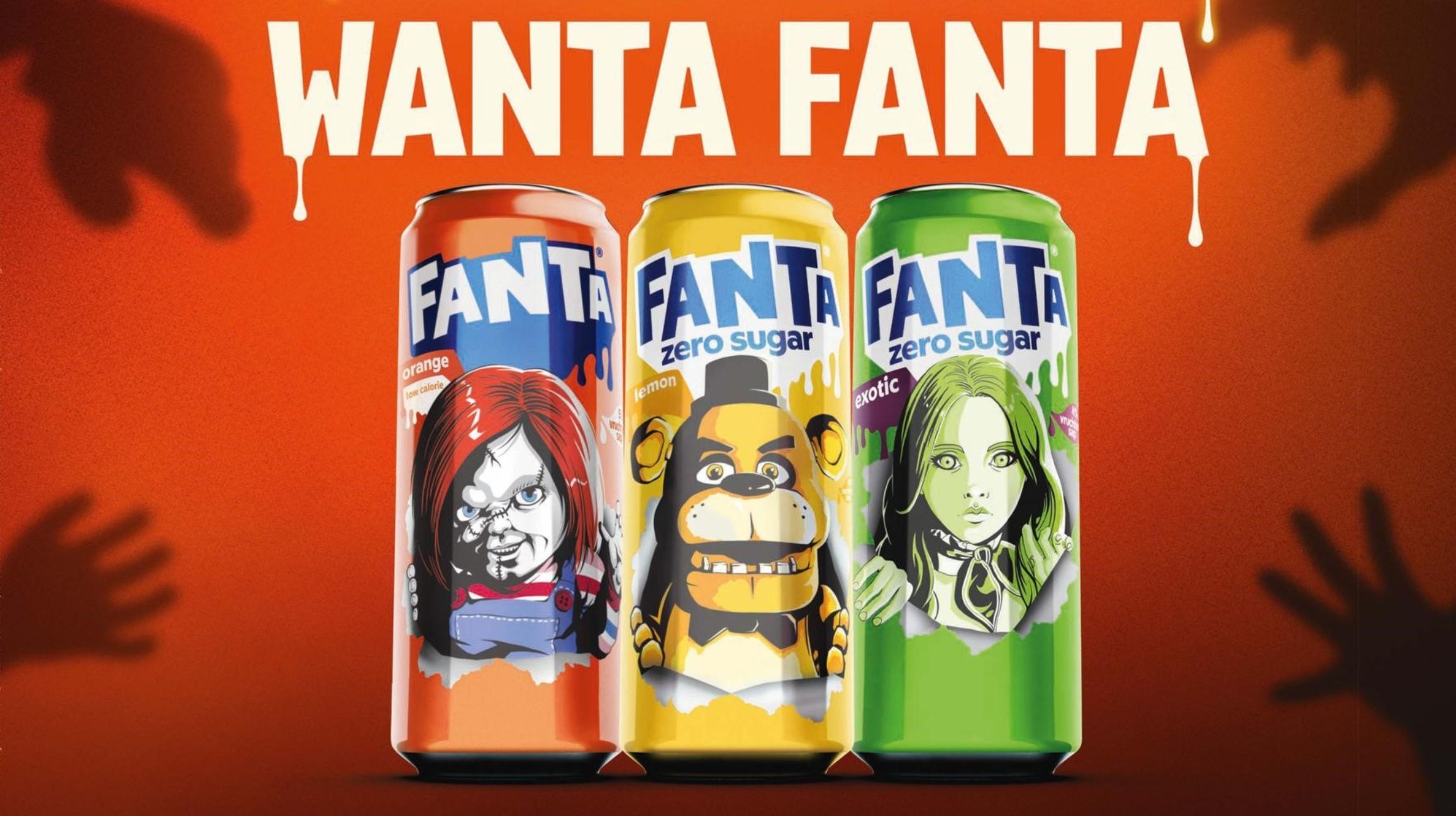 Fanta komt dit najaar met limited edition Halloween blikjes - Packaging
